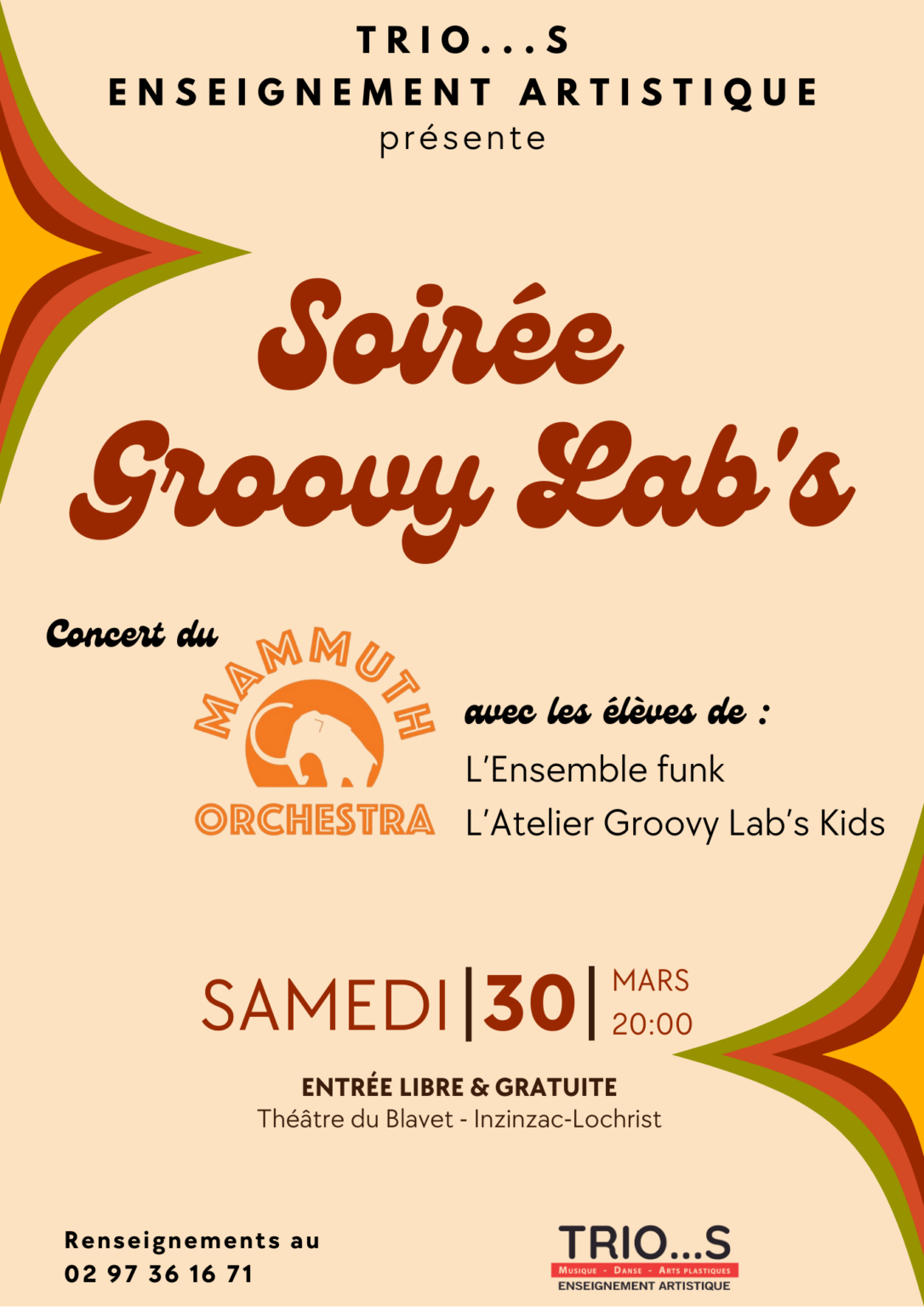 Soirée Groovy Lab's - Trio-s